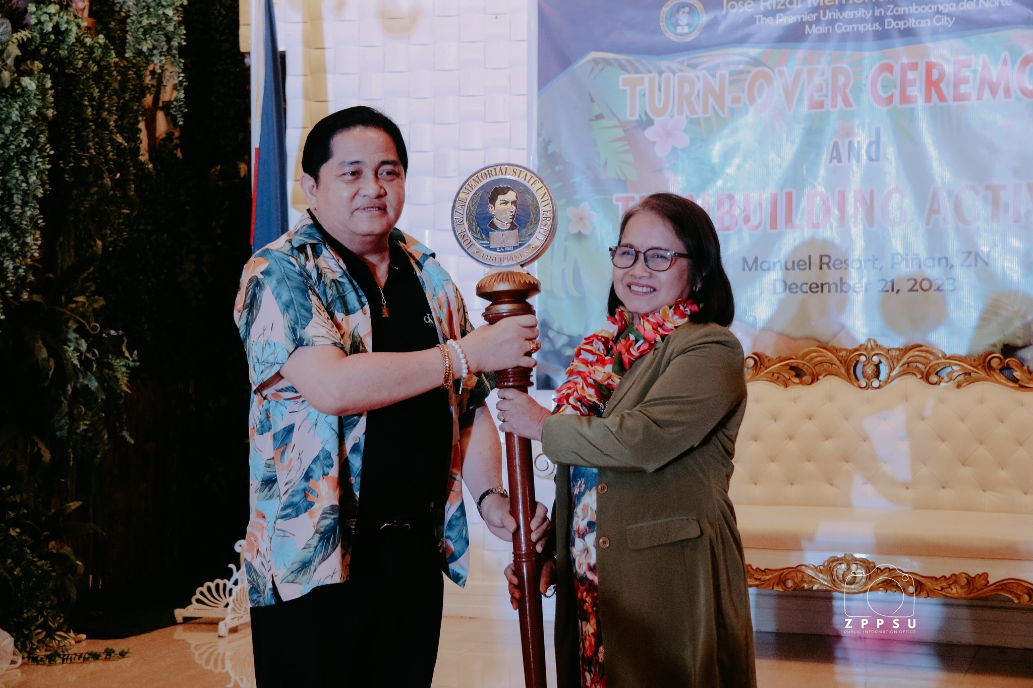 JRMSU's Historic Turnover Ceremony of Transformative Leadership - Dr. Cabral to Dr. Naguit ...