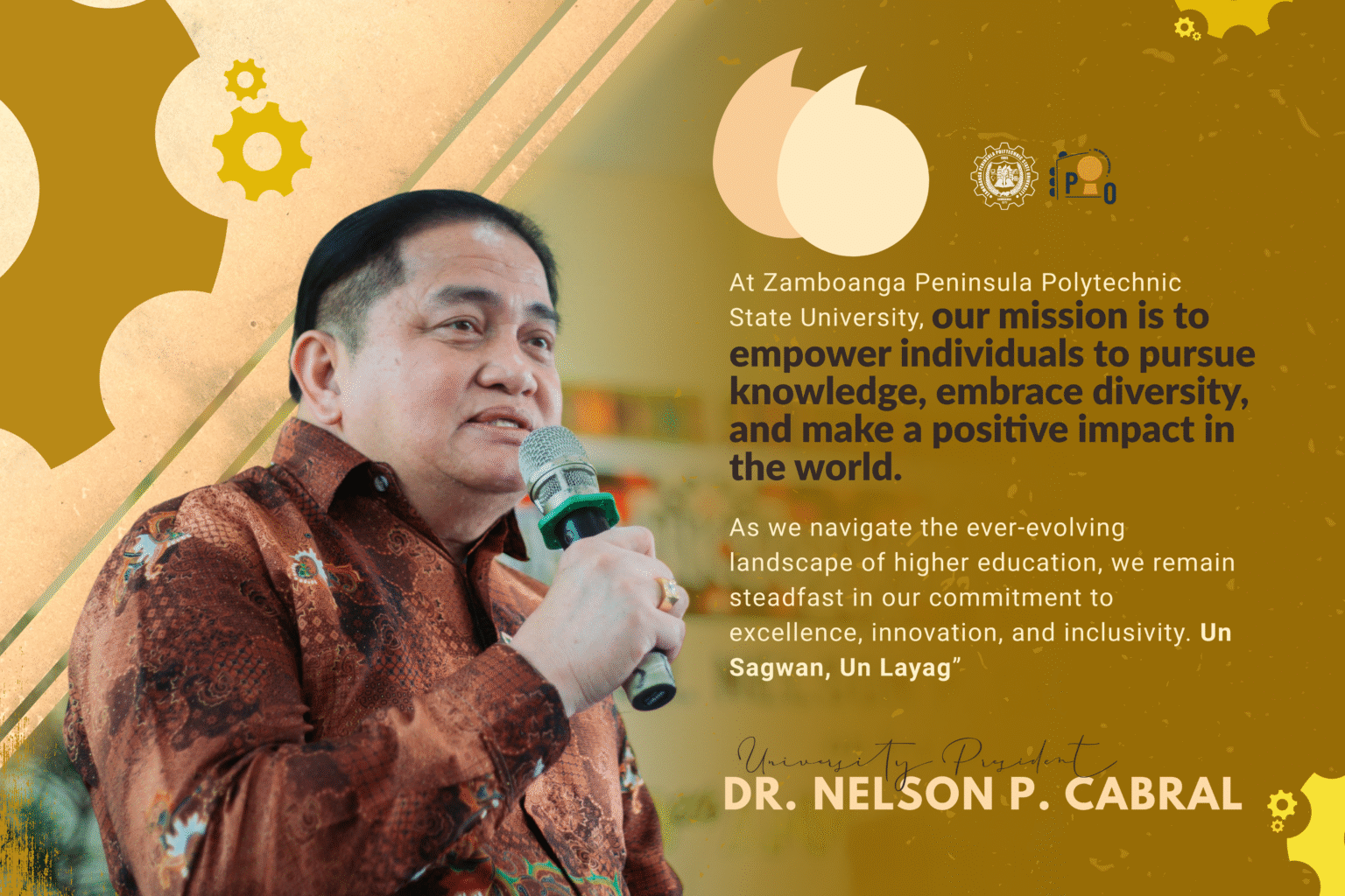 Zamboanga Peninsula Polytechnic State University | Un Sagwan, Un Layag