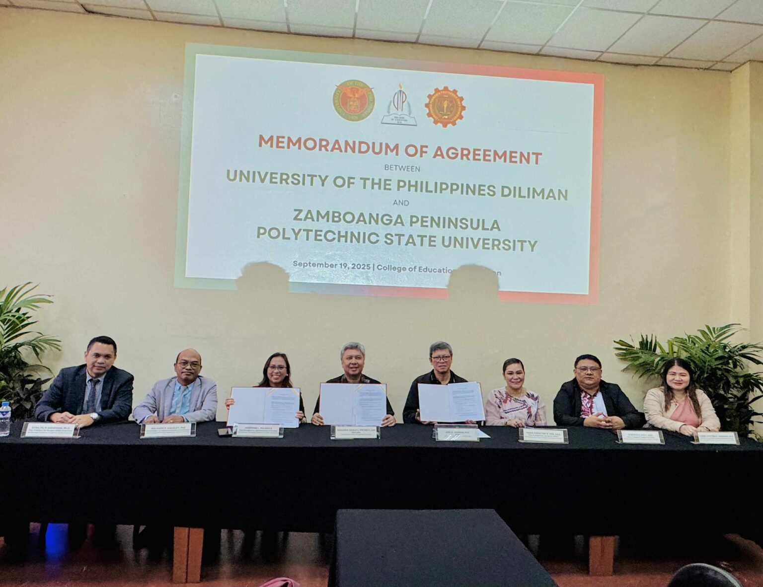 ZPPSU inks academic partnership with UP Diliman | Zamboanga Peninsula ...